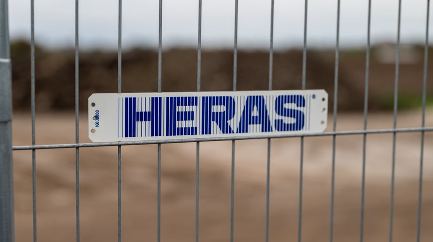 Construction fences from Heras Temporary Fencing