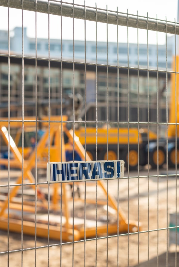 Construction fences from Heras Temporary Fencing
